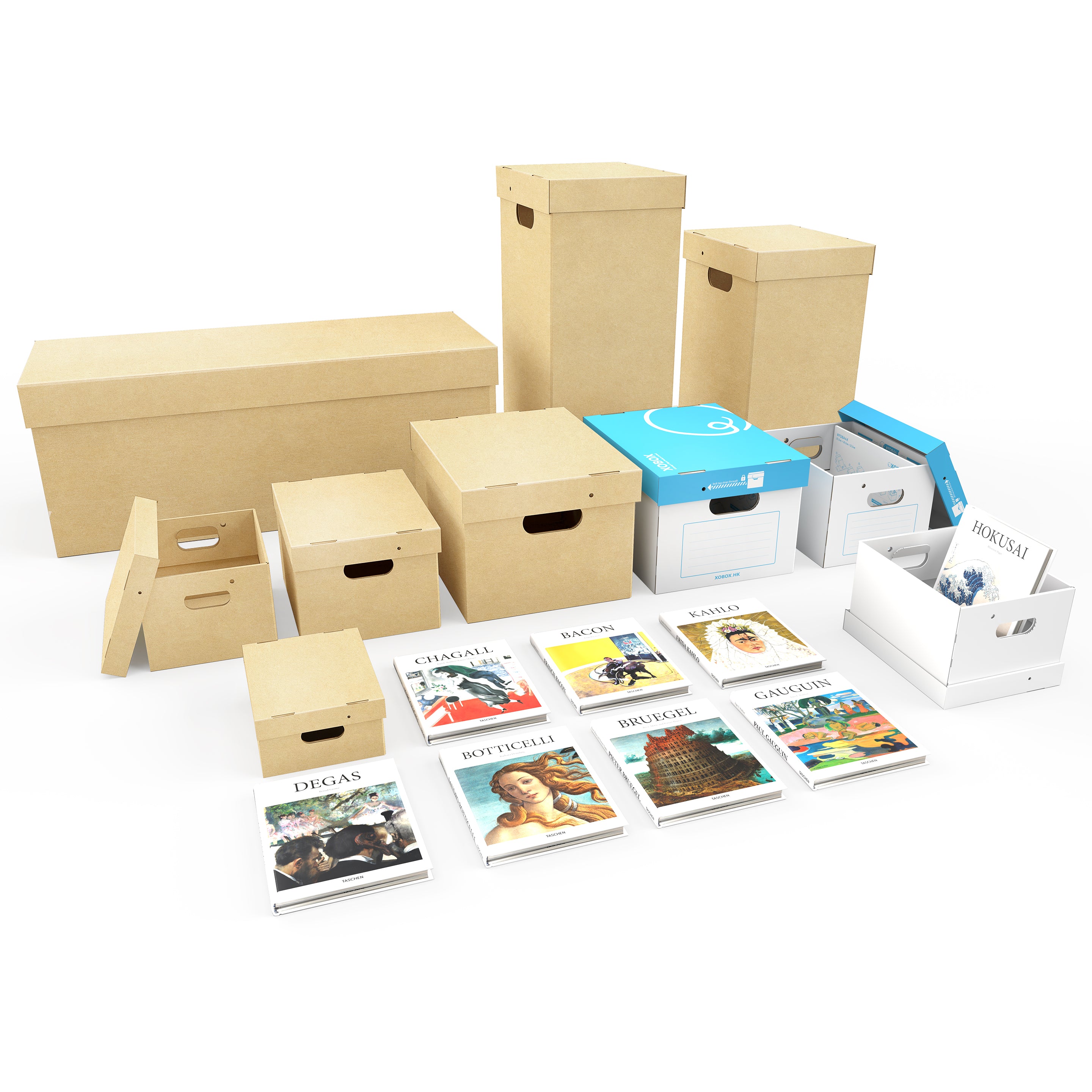 XOBOX 現貨紙箱 subordinate 儲物收納紙箱 – XOBOX.HK