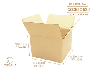 SINGLE PLY CORRUGATED BOX 小型單坑紙箱 – XOBOX.HK